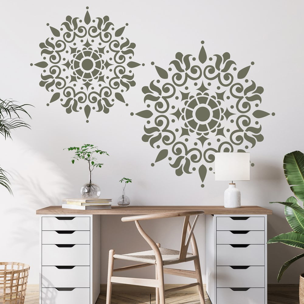 Ghazala Mandala Reusable Stencil 190 Micron (7.5 Mil) Mylar – Eaton Worx