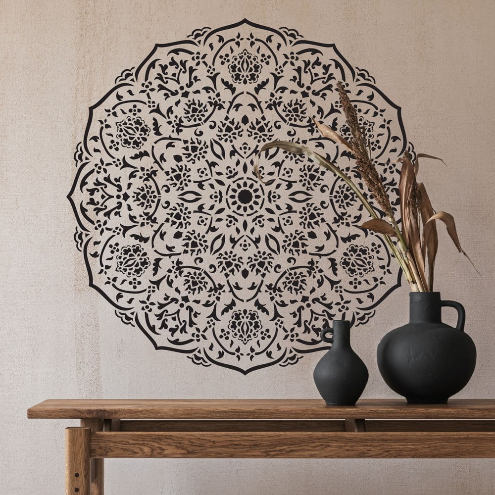 Moroccan Floral Medallion Reusable Mylar Stencil – Eaton Worx