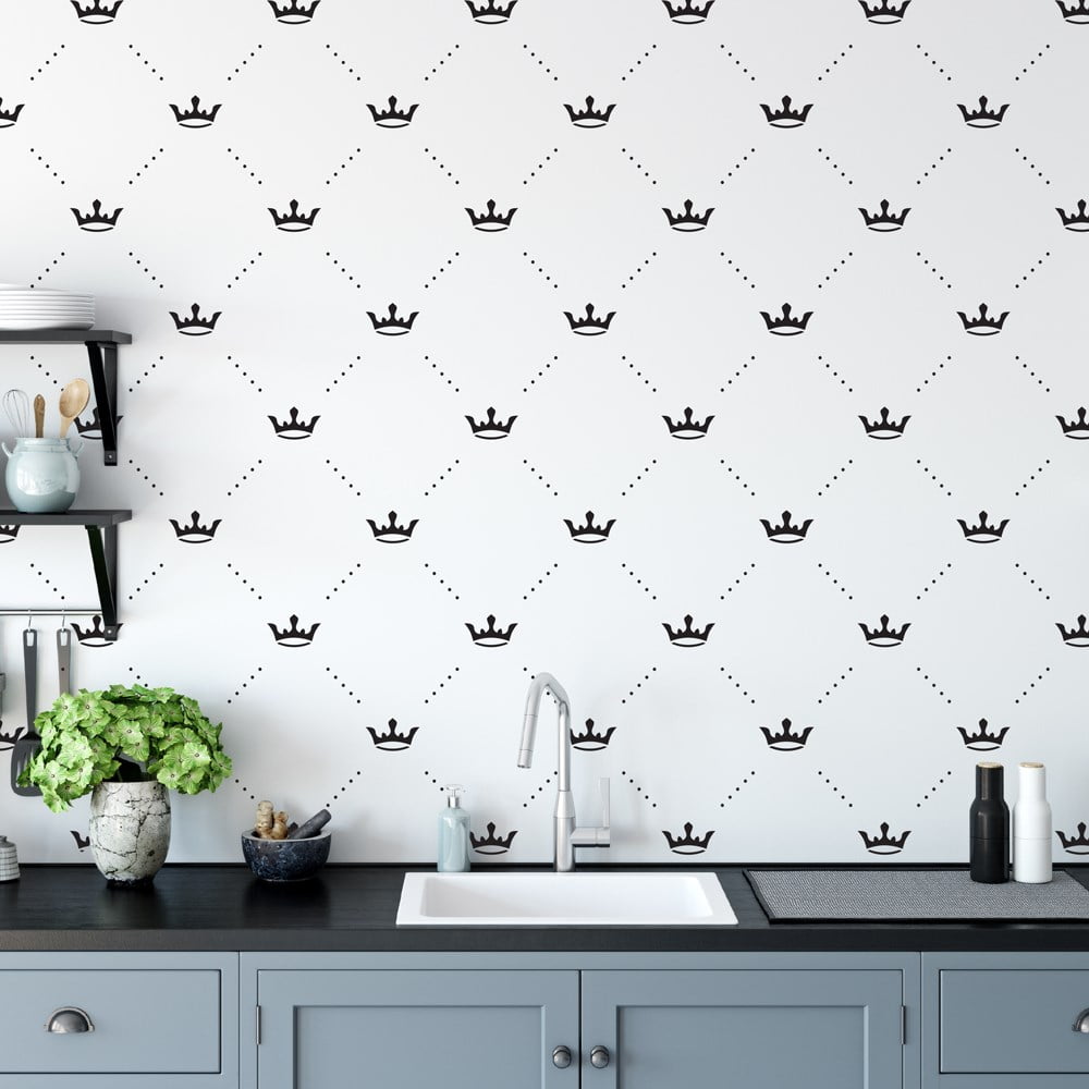 Nightingale Crown Wall Reusable Stencil 190 Micron (7.5 Mil) Mylar ...